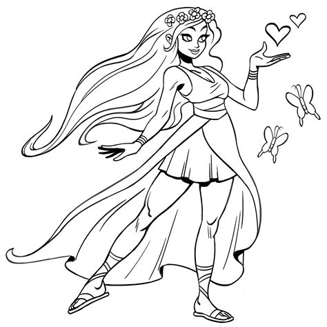 Aphrodite Drawing Base Gods And Goddesses Drawings