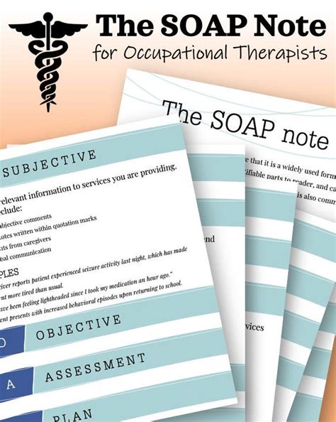 The Soap Note Tip Sheet For Occupational Therapists Ot Cota Ota Cota