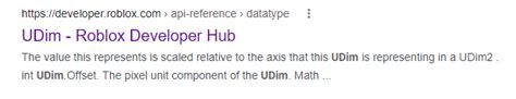What Is UDim2 And How Do I Use It Scripting Support Developer