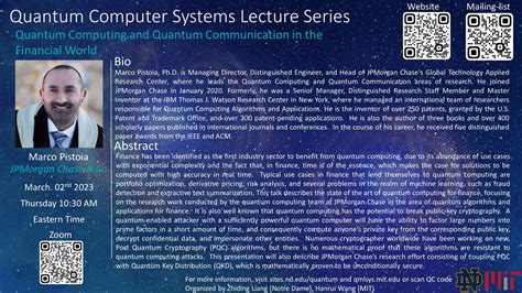 Research Session 21dr Marco Pistoiajpmorgan Chase And Co University