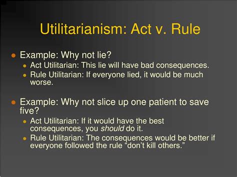 Utilitaian Examples