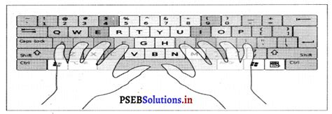 Pseb 7th Class Computer Solutions Chapter 1 टाइपिंग टयूटर Pseb Solutions