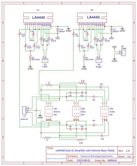 Cd 4440 Double Ic Amplifier Circuit Diagram