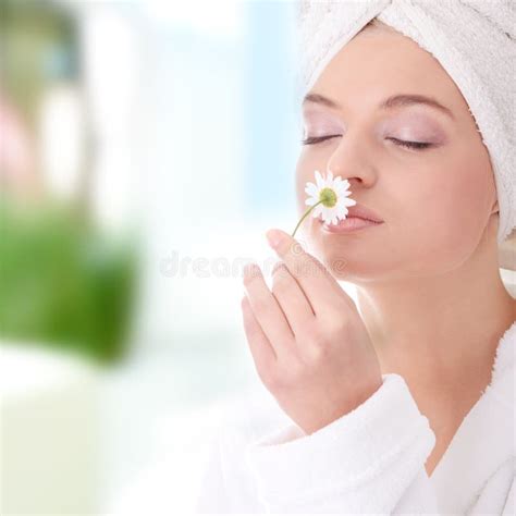Bath Time Stock Image Image Of Caucasian Cosmetics 13414659