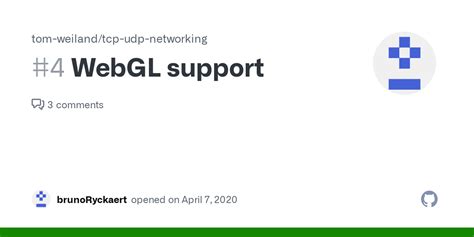 WebGL Support Issue Tom Weiland Tcp Udp Networking GitHub