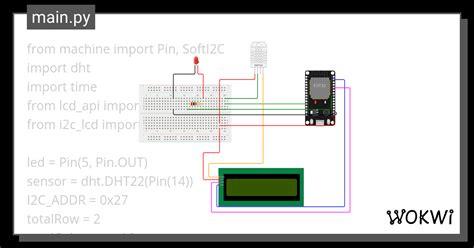 52100969 Buoi5 LCD DHT Wokwi ESP32 STM32 Arduino Simulator