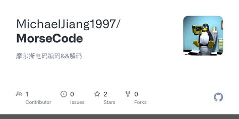 Github Michaeljiang Morsecode
