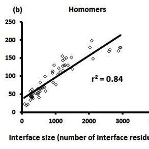 The Relationship Between Interface Size And Interface Area Is Download Scientific Diagram