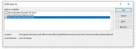 How To Enable And Disable Power Pivot Add In In Excel Excelgraduate