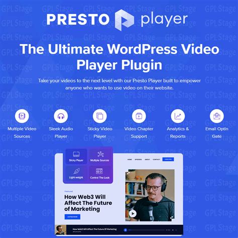 Presto Player Pro