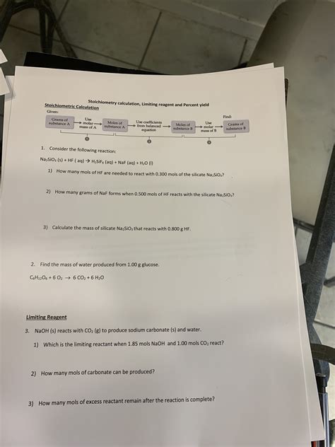 Answered Stoichiometry Calculation Limiting Reagent And Percent Yield Stoichiometric