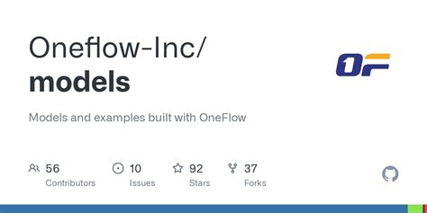 GitHub Oneflow Inc Models Models And Examples Built With OneFlow