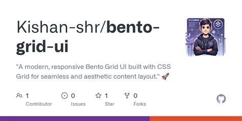 Github Kishan Shr Bento Grid Ui A Modern Responsive Bento Grid Ui Built With Css Grid For