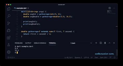 Generics In Dart Explanation With Example CodeVsColor