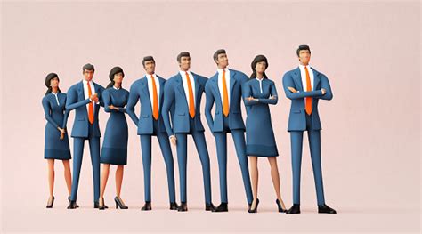 성공한 사업가 팀은 위를 가리키는 큰 화살표에 머물러 있습니다 성공 업적 3d 렌더링 일러스트레이션 개념에 대한 스톡 사진 및 기타 이미지 Istock