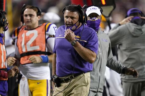 Commentary Lsus Shocking Upset Of Florida Wont Wipe Away Ed Orgeron
