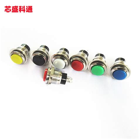 Ds Miniature Push Button Switch Round MM Push On Self Reset Pointing Small Horn Doorbell