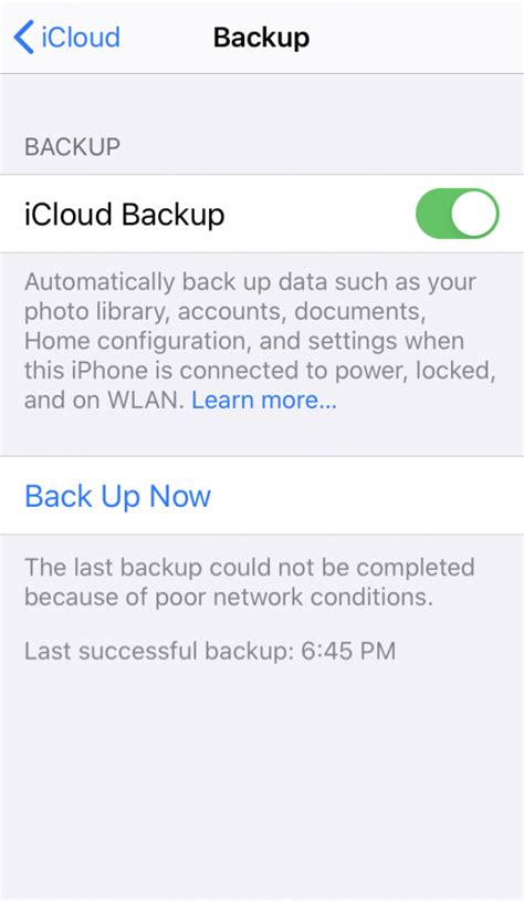 ICloud Backup Failed Four Steps Of Fixes To Try SoftwareDive