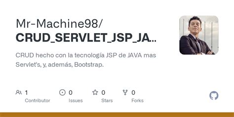 GitHub Mr Machine98 CRUD SERVLET JSP JAVA CRUD Hecho Con La