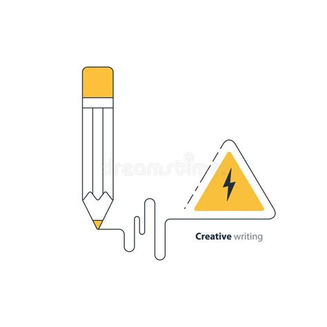 Escritura Y Narraci n Creativas Concepto De La Educaci n Ilustración