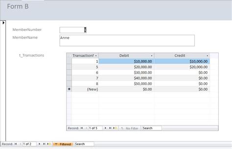Ms Access Linked Forms Wont Update Data In Table Stack Overflow