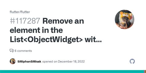 Remove An Element In The List With Index Is Correct But Invalid In The List · Issue 117287