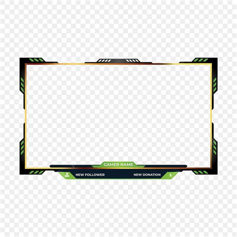 Twitch Live Streaming Overlay PNG Transparent New Cyberpunk Twitch