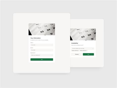 Employee Availability Form Template