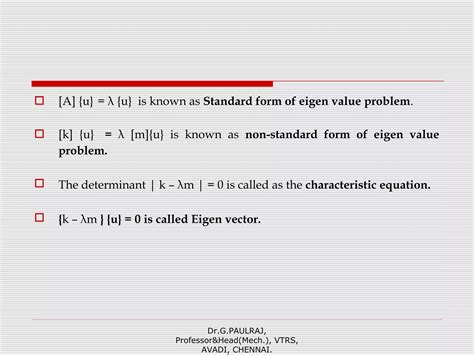 Finite Element Analysis UNIT PPT Physics Science
