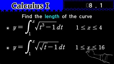 C81】 정적분으로 주어진 함수 곡선의 길이 구하기 Arc Length Youtube