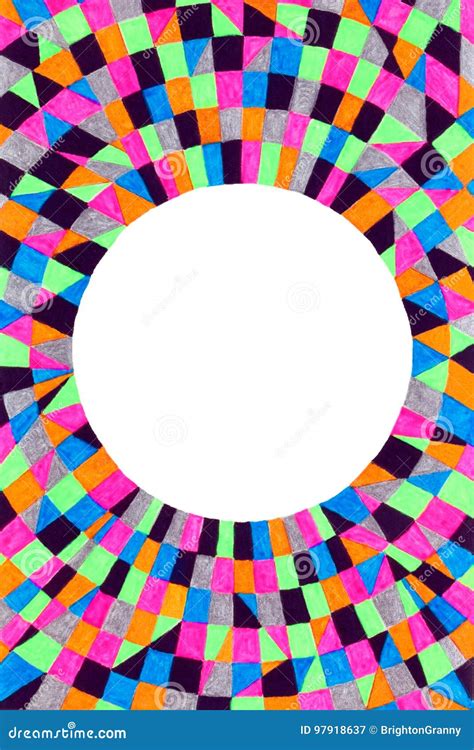 Abstract Circular Frame Stock Image Image Of Design