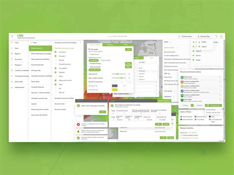 Logistics Network Optimization Ui Elements By Dmytro Fitel On Dribbble