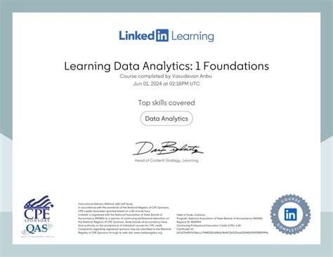 Vasudevan Anbu On Linkedin Certificate Of Completion