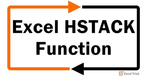 exceltrick on linkedin excel hstack function how to use