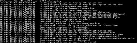 Jmse How To Create Backup Of Mongodb Backup And Restore In 1 Minute