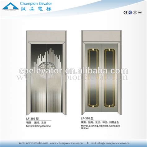Elevator Door Panel Lf 370 Etching Mirror Stainless Steel Panel