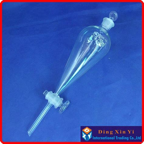 2 Pcs Lot 250ml Pear Shape Separatory Funnel Pear Vicedeal