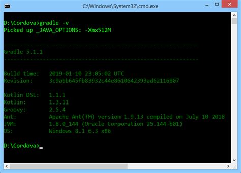 Updating Gradle Version For Cordova Mobile Apps Andr S Zs G N