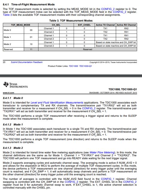 TDC TDC EVM Control Two Transducers In Ultrasonic Level Measurement Sensors Forum