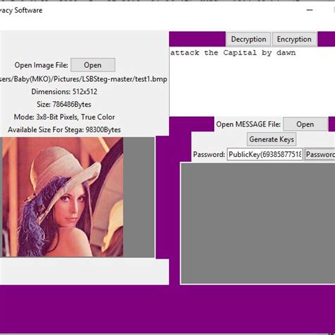 The Encryption Interface From Sender Download Scientific Diagram