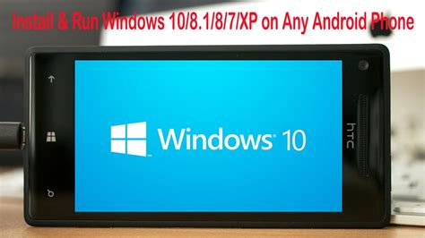 Install Run Windows XP On Any Android Phone NO ROOT YouTube