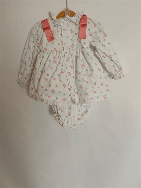 DoÑa Carmen Conjunto Vestido Y Culetin T6 Meses Hibuy Market