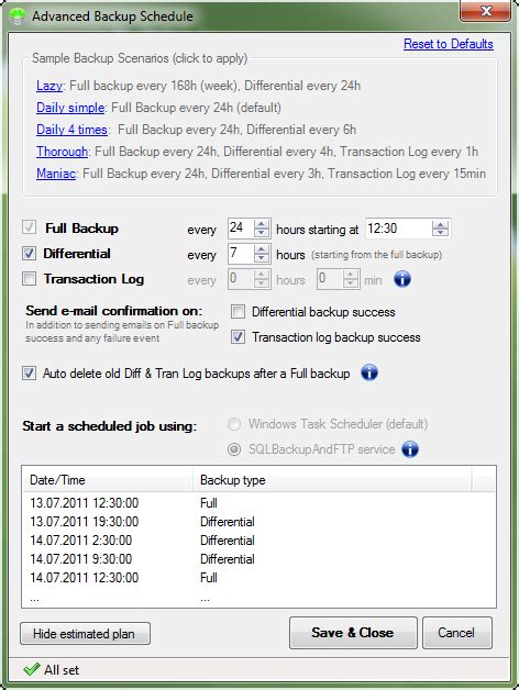Sql Server Sql Backup And Ftp A Quick And Handy Tool Sql