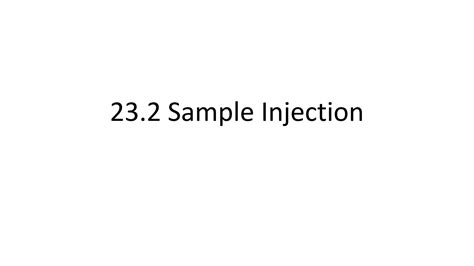 Solution Sample Injection In Gas Chromatography Studypool