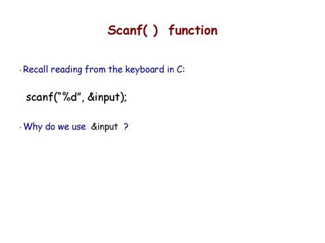 More C Stack Frames Pointer Variables Ppt Download