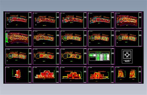 特殊办公中心平面布置 Autocad 2013 模型图纸下载 懒石网