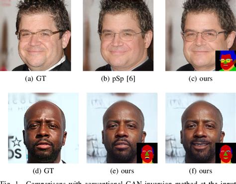 figure 1 from gan inversion with semantic segmentation map for image