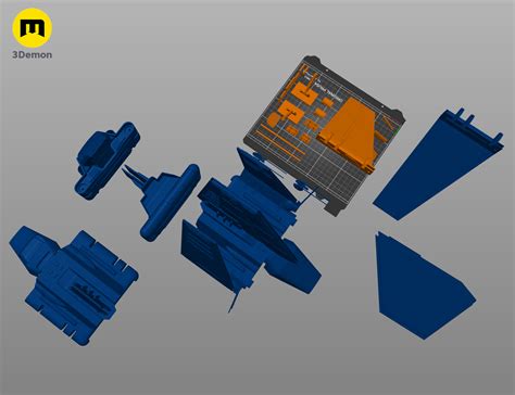 Lambda Class T 4a Shuttle 3demon 3d Print Models Download