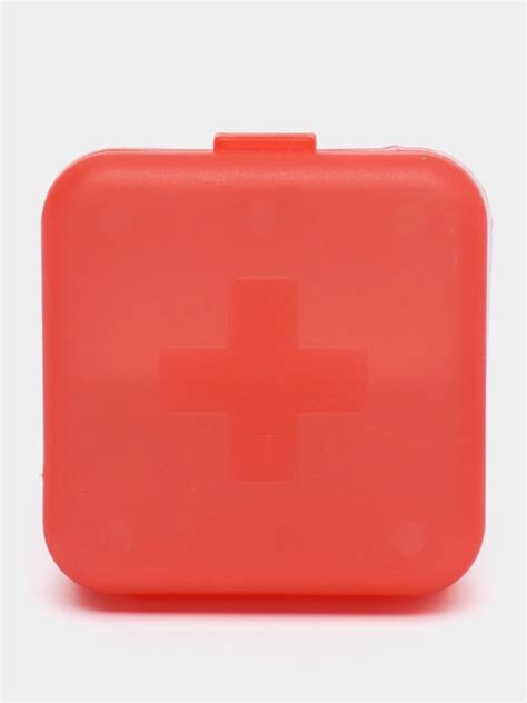 Коробочка для таблеток таблетница органайзер для лекарств мини аптечка купить по цене 64 ₽ в