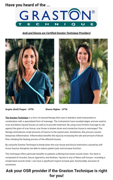 New Therapy Technique Available At Osr Oahu Spine And Rehab